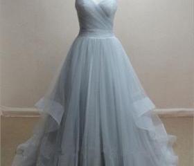 Floor-length A-line Graduation Dress， Sweetheart Graduation Dress ...
