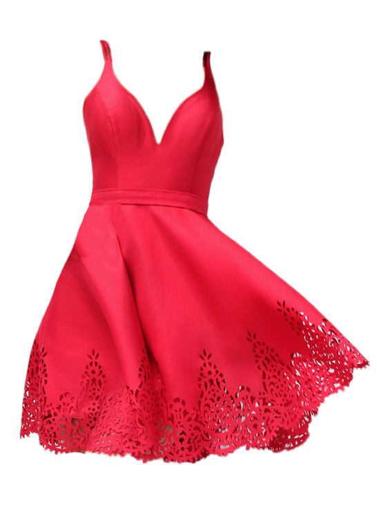 Homecoming Dress Custom Made Homecoming Dress Red Graduation Dress ...