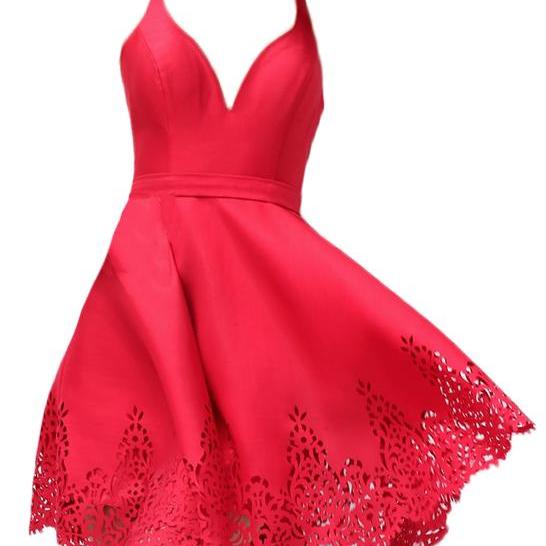 Homecoming Dress Custom Made Homecoming Dress Red Graduation Dress ...